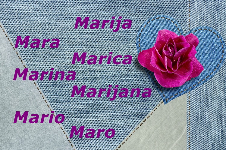 Danas je njihov dan! Imendan slave Marija, Mara, Mario i Maro - Sjever ...